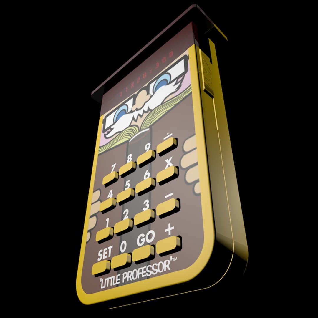 3d Little Professor Model