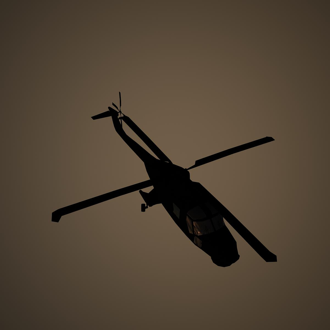 Agustawestland Lynx Basic Helicopter 3d Model