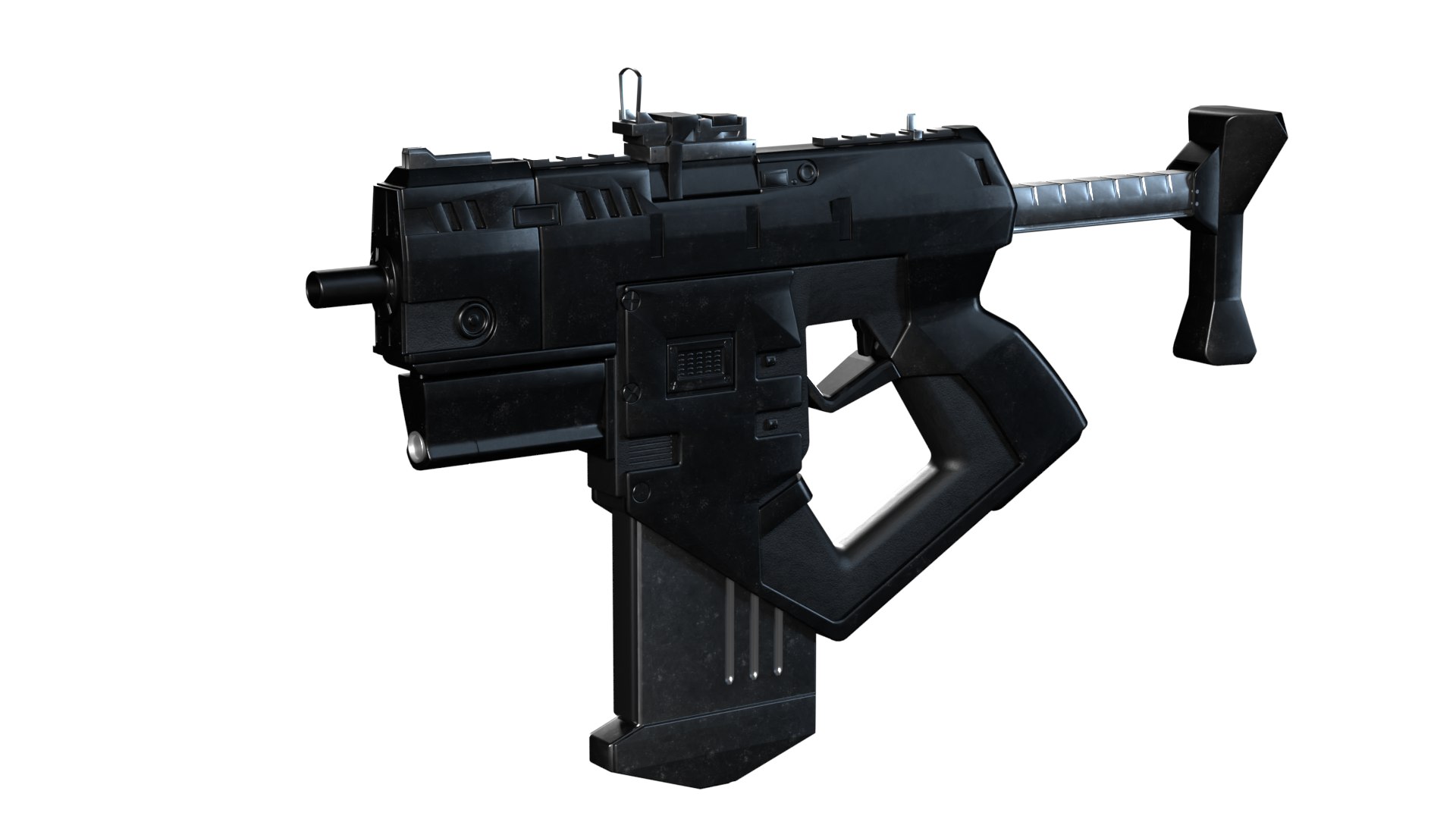 3D Sci-Fi Futuristic Guns and Grenades Collection model - TurboSquid ...