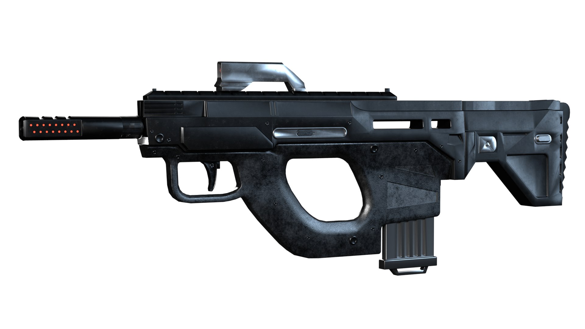 3D Sci-Fi Futuristic Guns and Grenades Collection model - TurboSquid ...