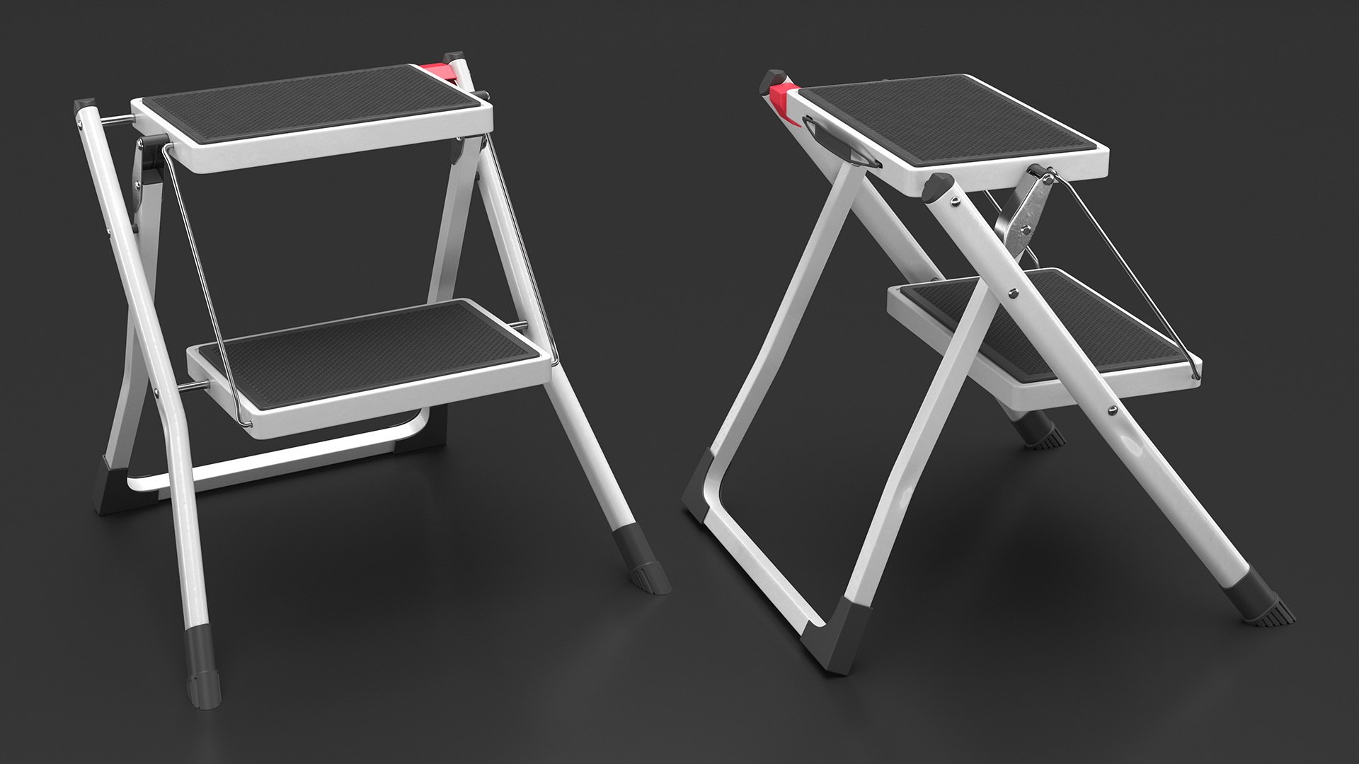 Steel Step Stool Rigged 3D Model - TurboSquid 2097730