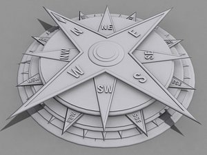 Compass Rose 3D Models for Download | TurboSquid