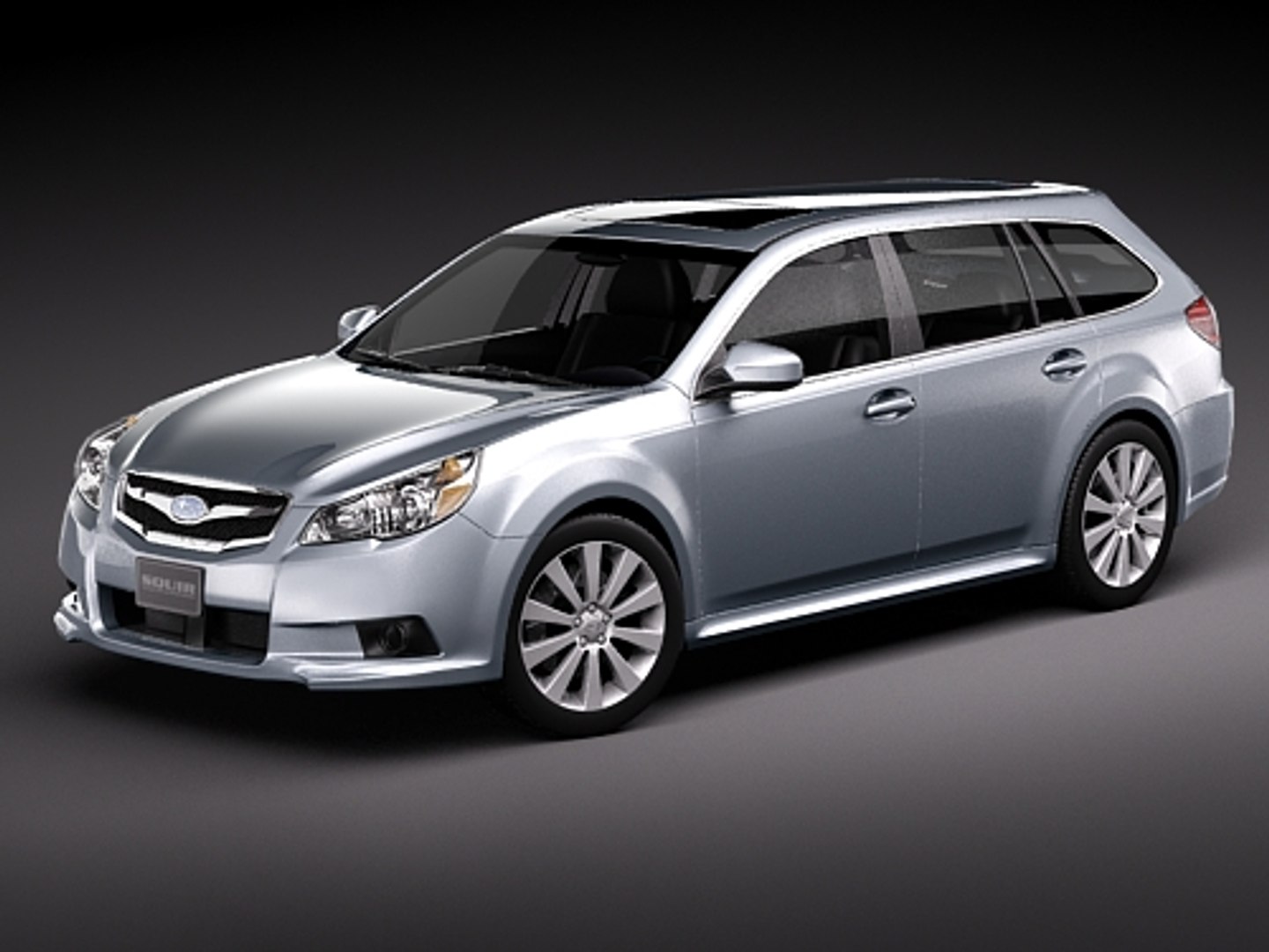 Subaru Legacy Station Wagon 3d Model