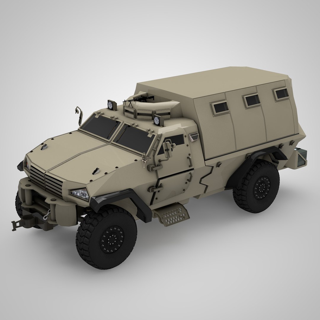 3d Model Mrap 2014 Vehicle Transportation