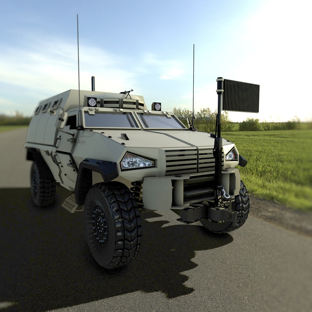 3d Model Mrap 2014 Vehicle Transportation