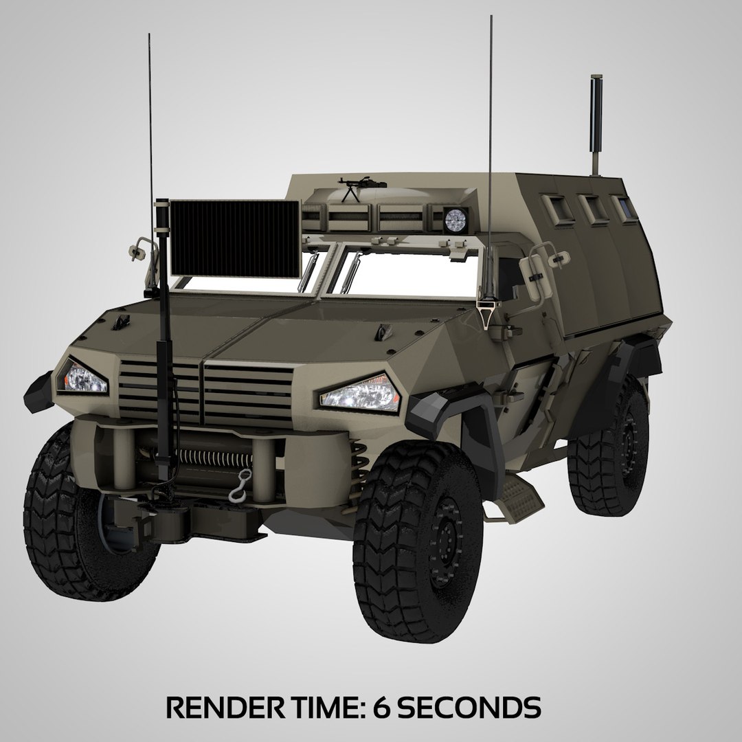 3d Model Mrap 2014 Vehicle Transportation
