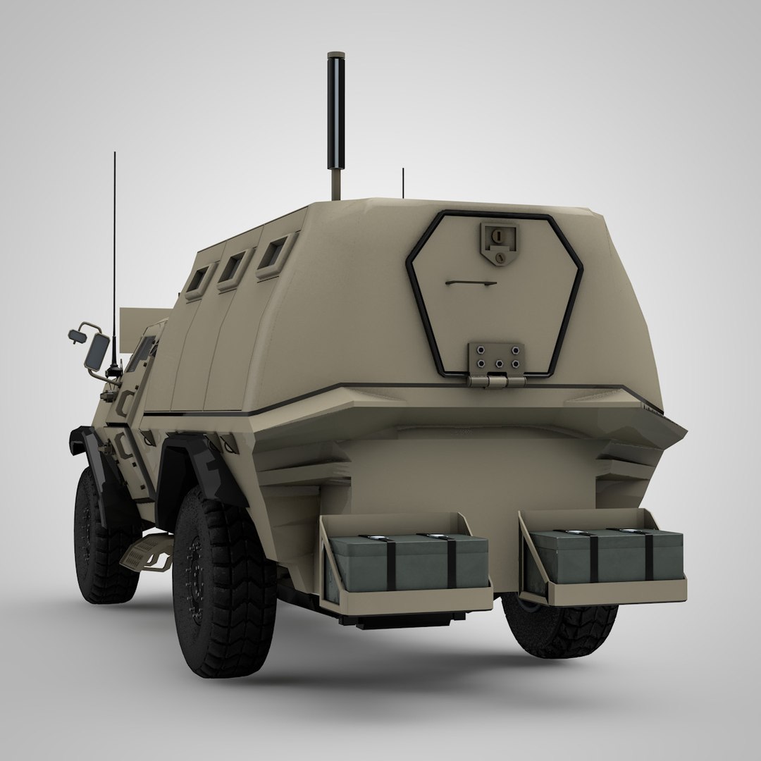 3d Model Mrap 2014 Vehicle Transportation