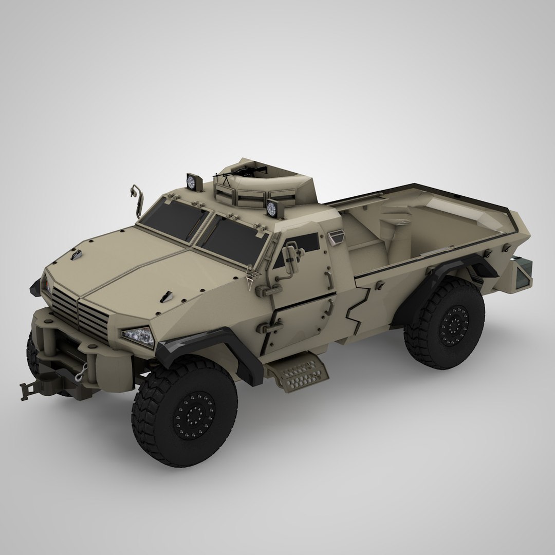 3d Model Mrap 2014 Vehicle Transportation