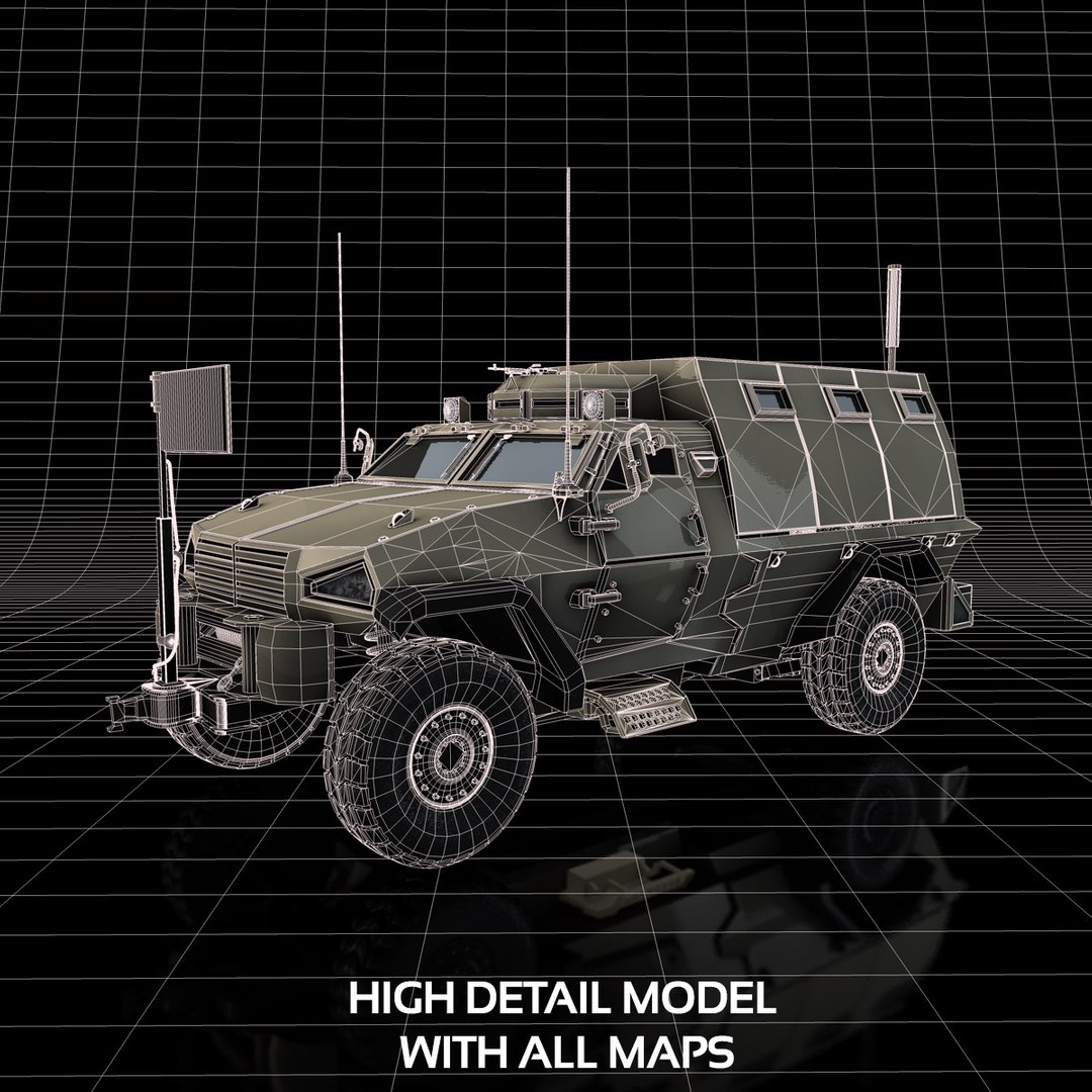 3d Model Mrap 2014 Vehicle Transportation