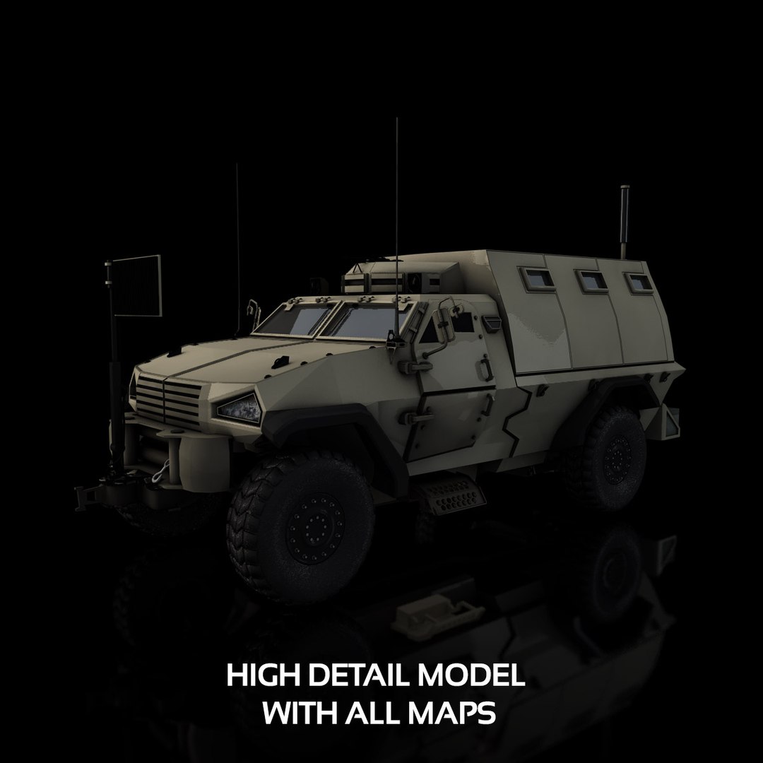 3d Model Mrap 2014 Vehicle Transportation