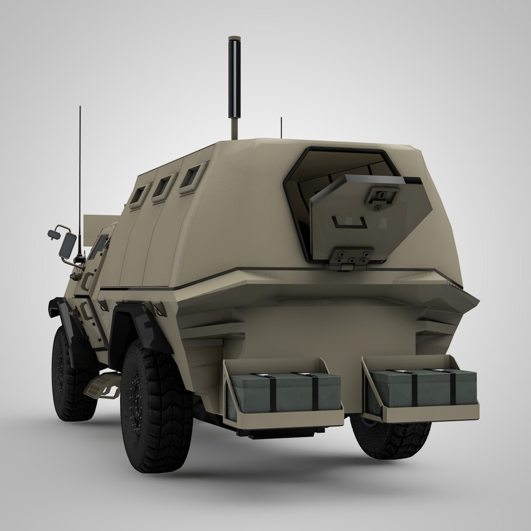 3d Model Mrap 2014 Vehicle Transportation