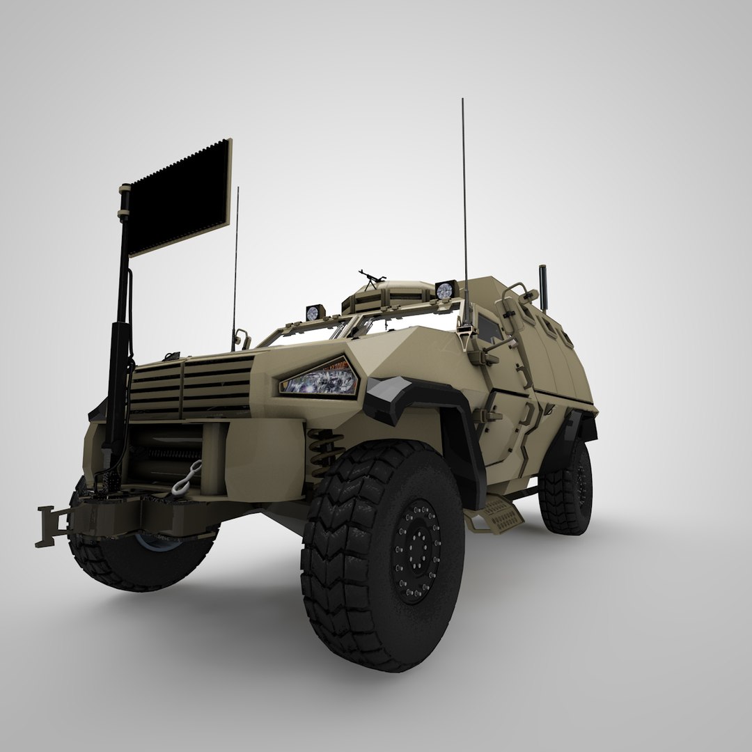 3d Model Mrap 2014 Vehicle Transportation
