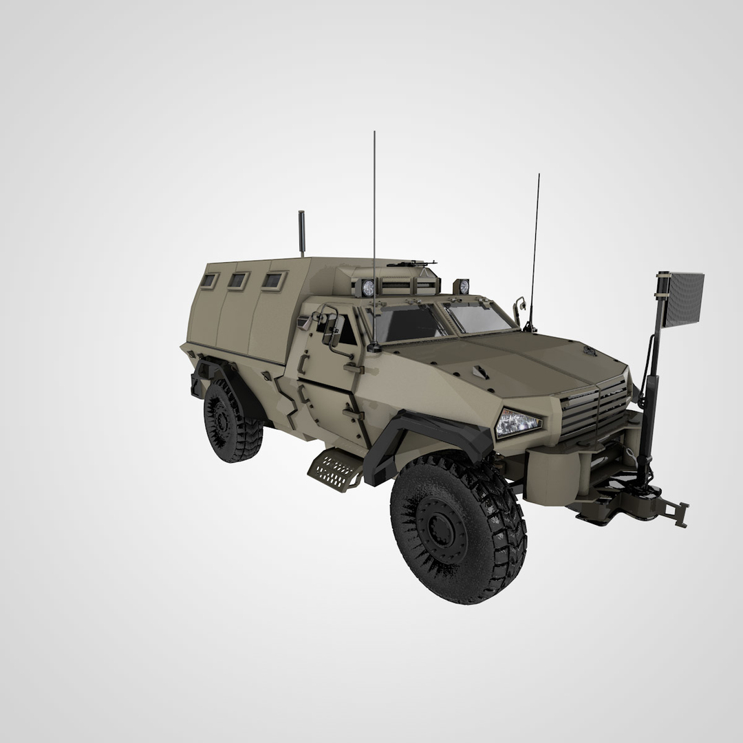 3d Model Mrap 2014 Vehicle Transportation