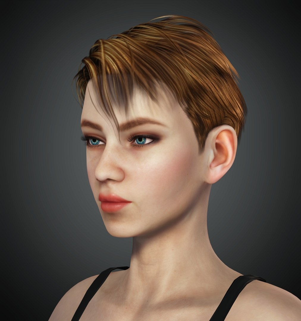 3D Base Female Character Model - TurboSquid 1658822