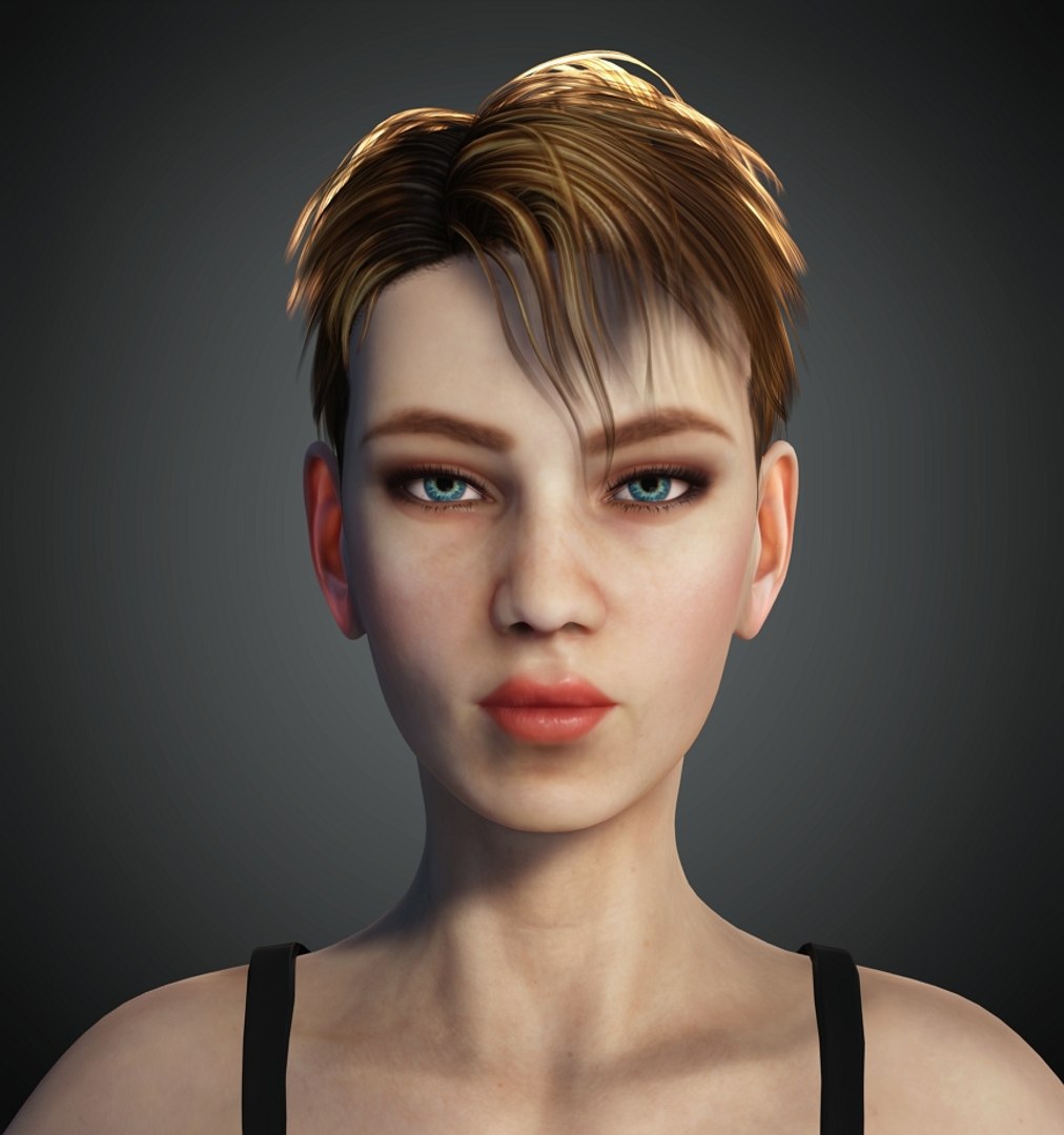 3D Base Female Character Model - TurboSquid 1658822