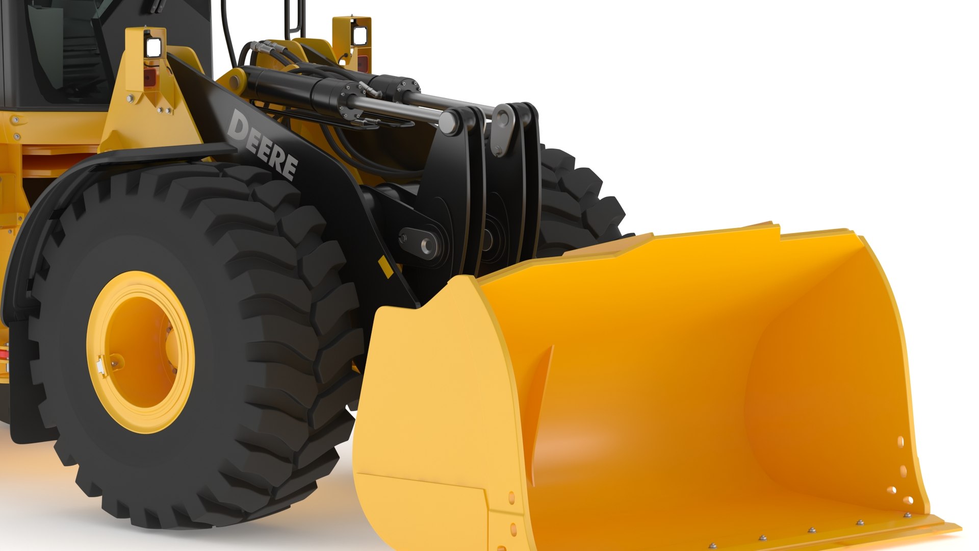 3D Model John Deere 844 P-Tier Wheel Loader - TurboSquid 2315607