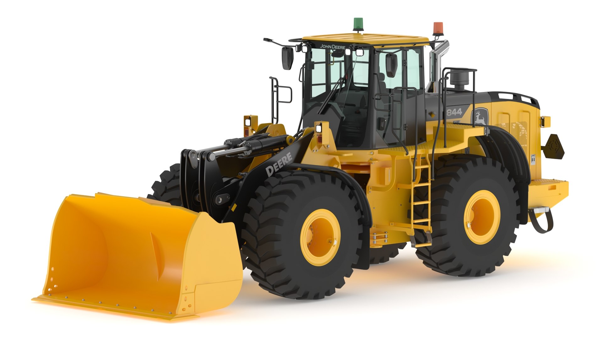 3D Model John Deere 844 P-Tier Wheel Loader - TurboSquid 2315607