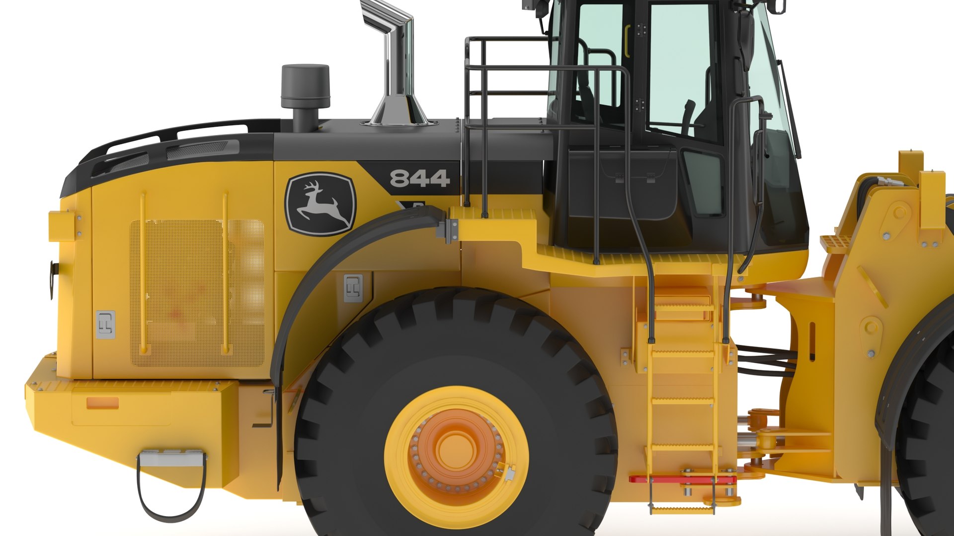 3D Model John Deere 844 P-Tier Wheel Loader - TurboSquid 2315607
