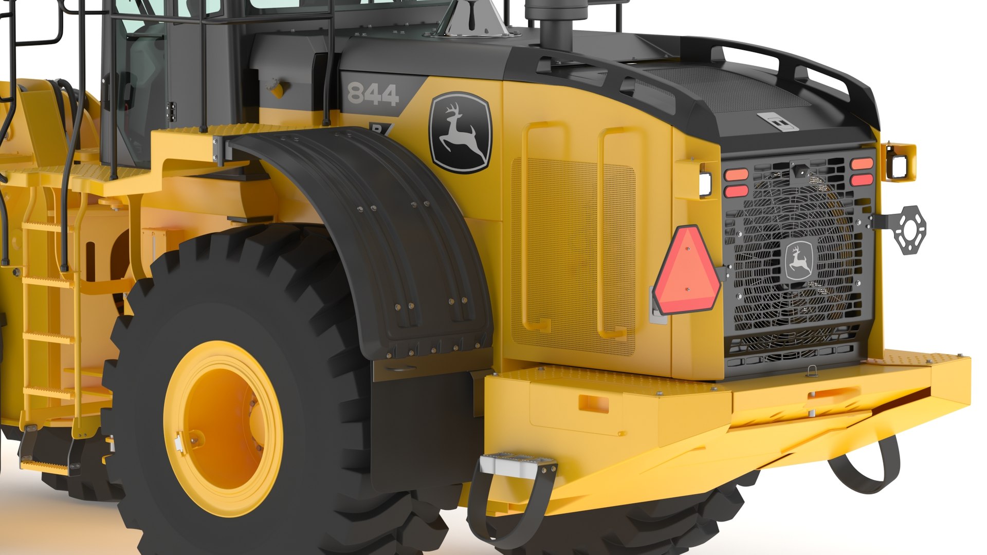 3D Model John Deere 844 P-Tier Wheel Loader - TurboSquid 2315607