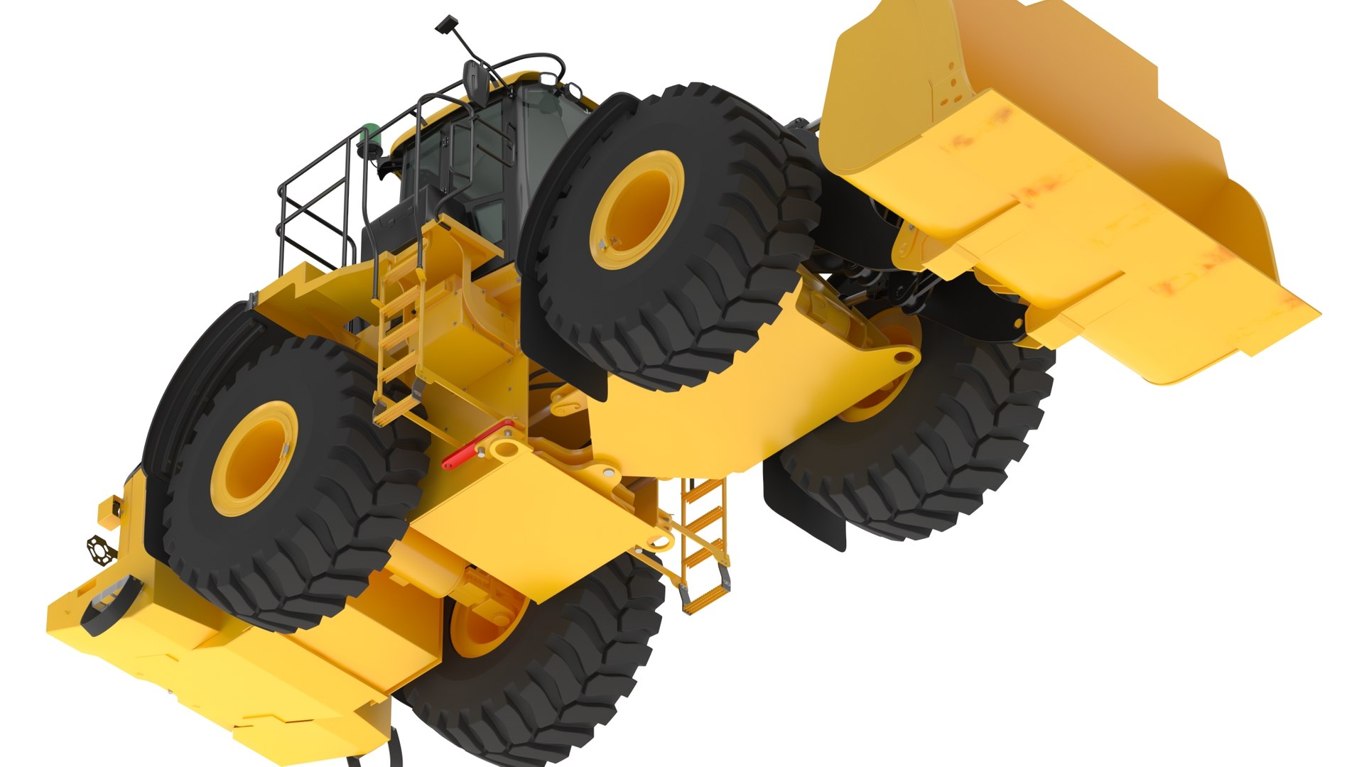 3D Model John Deere 844 P-Tier Wheel Loader - TurboSquid 2315607
