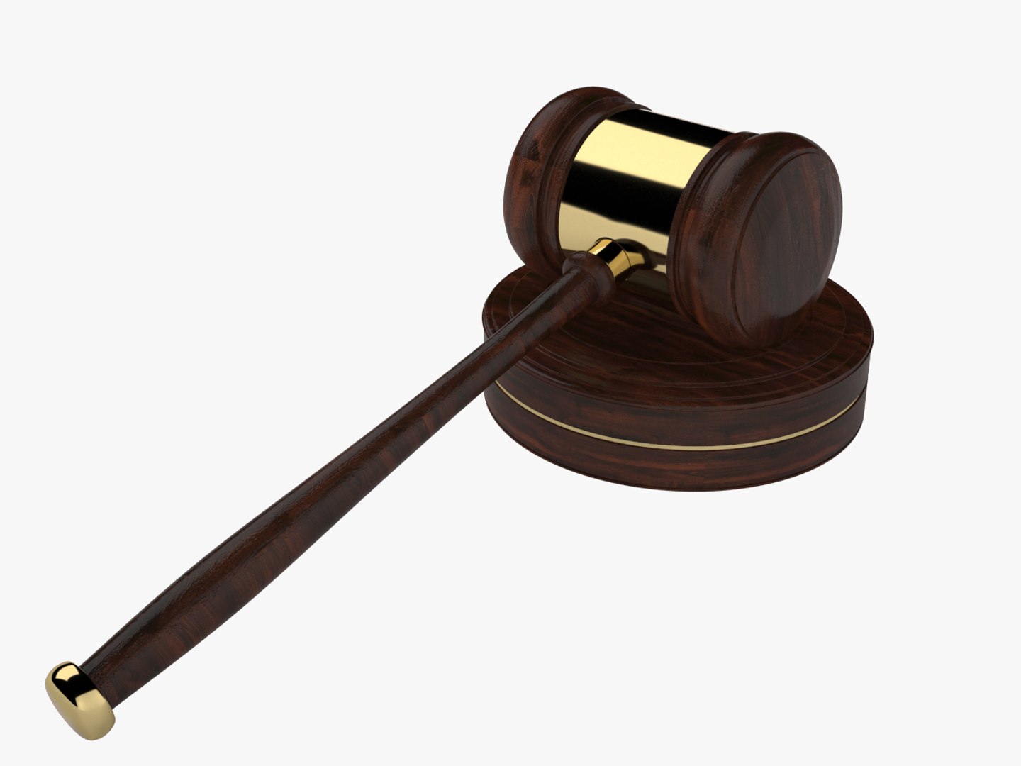 3D Judge Hammer Model - TurboSquid 1312515