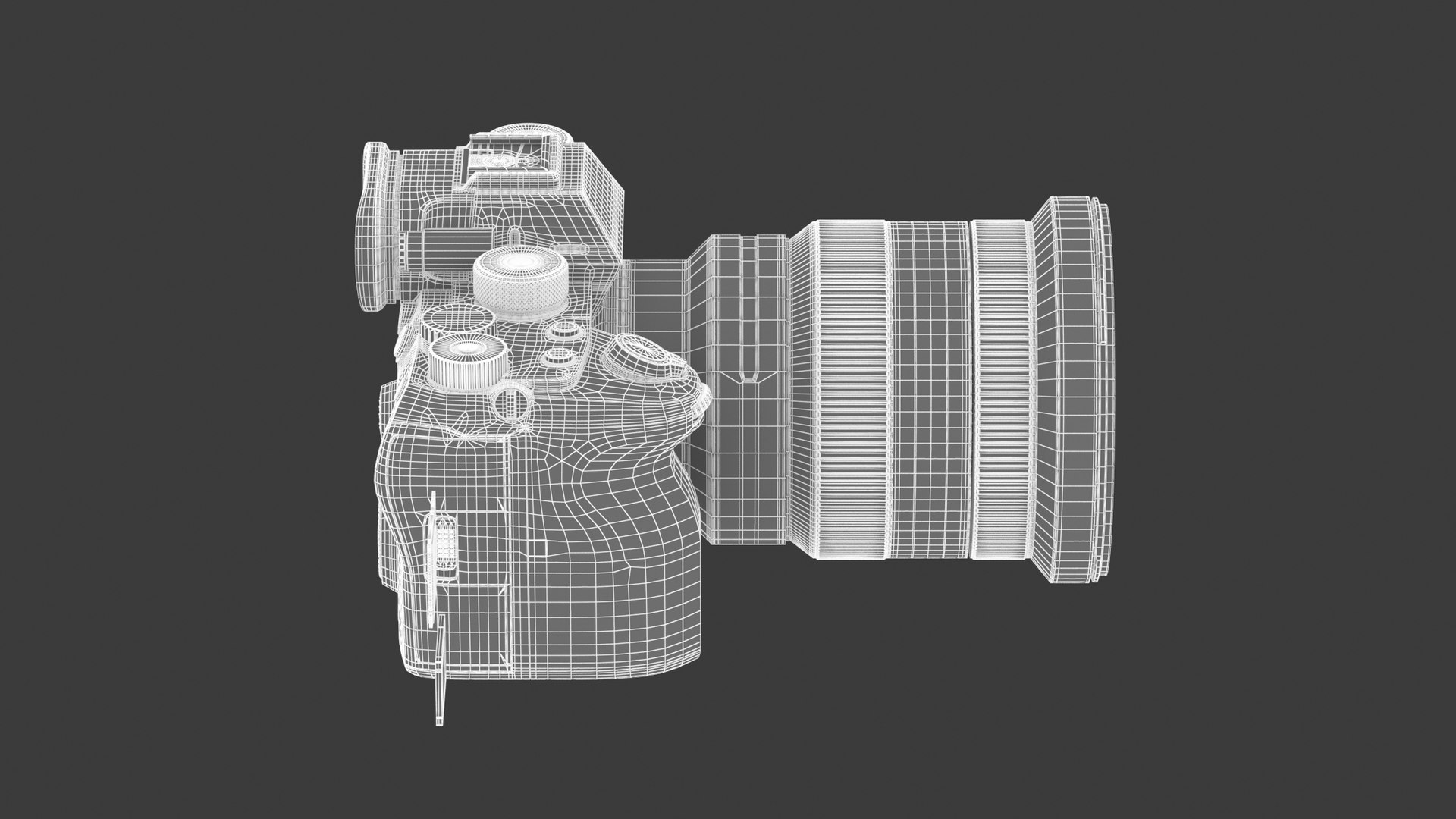 3D Sony Alpha A1 With Lens Model - TurboSquid 2131474