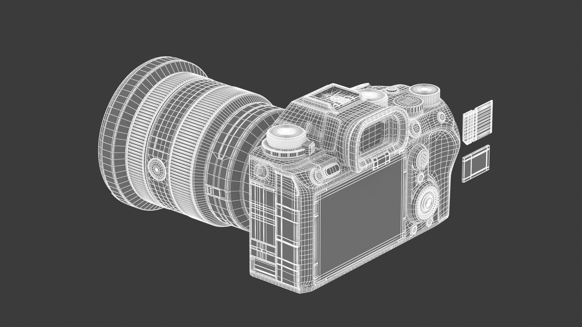 3D Sony Alpha A1 With Lens Model - TurboSquid 2131474