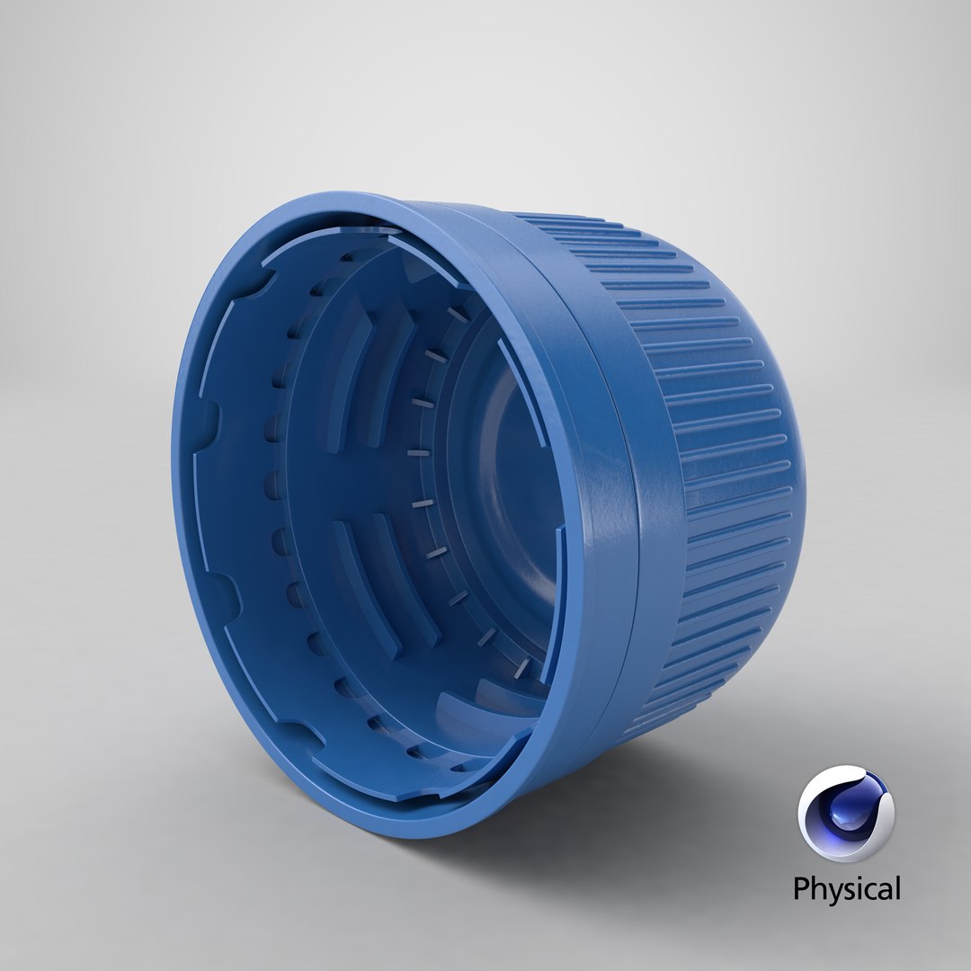 Blue Bottle Cap Model - TurboSquid 1976933