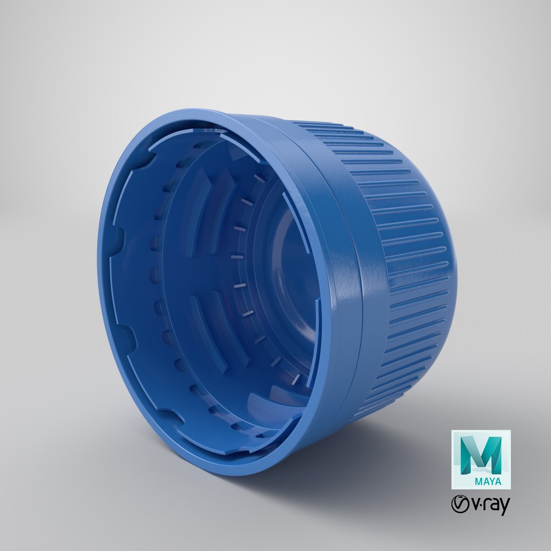 Blue Bottle Cap Model - TurboSquid 1976933