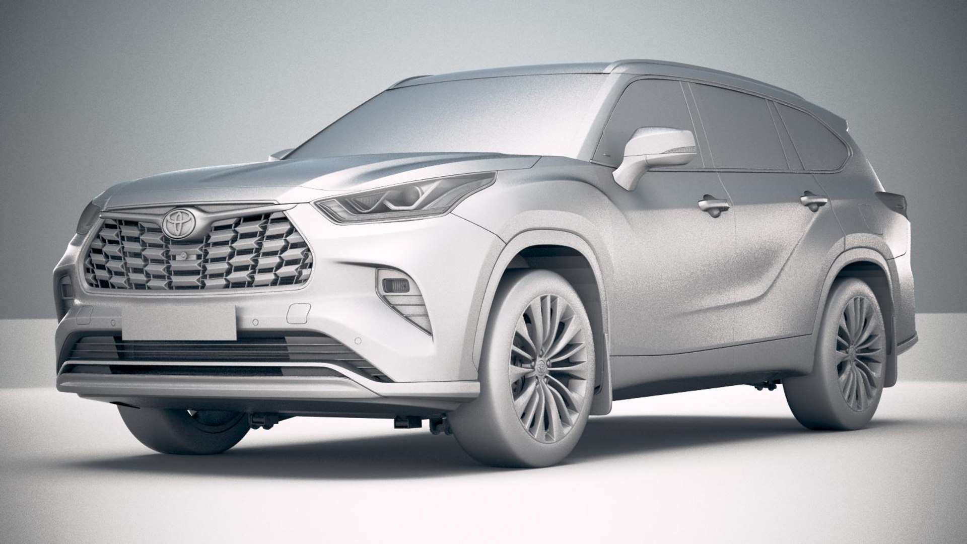 3D toyota highlander 2020 model - TurboSquid 1408044