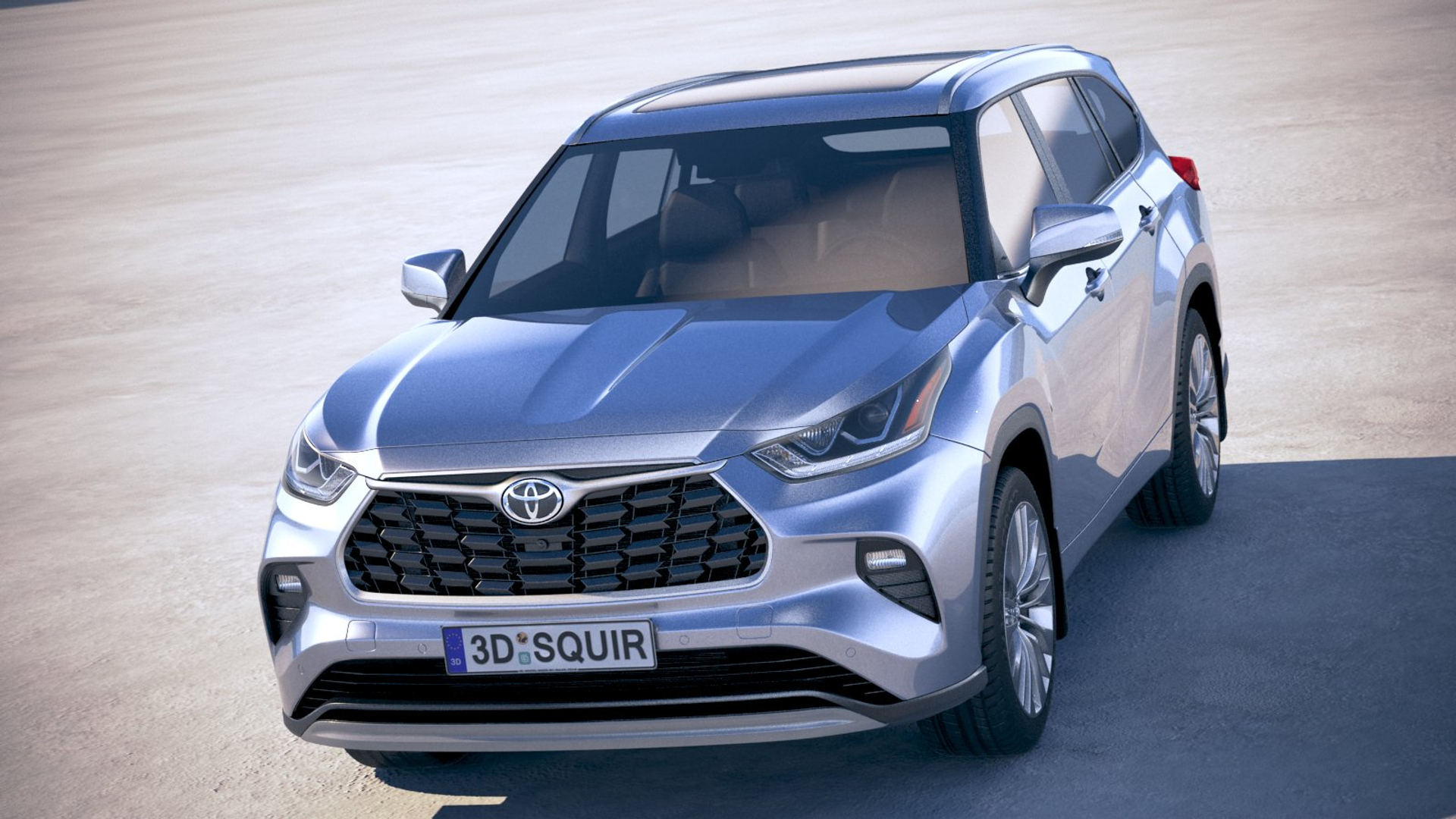 modelo 3d Toyota Highlander 2020 - TurboSquid 1408044