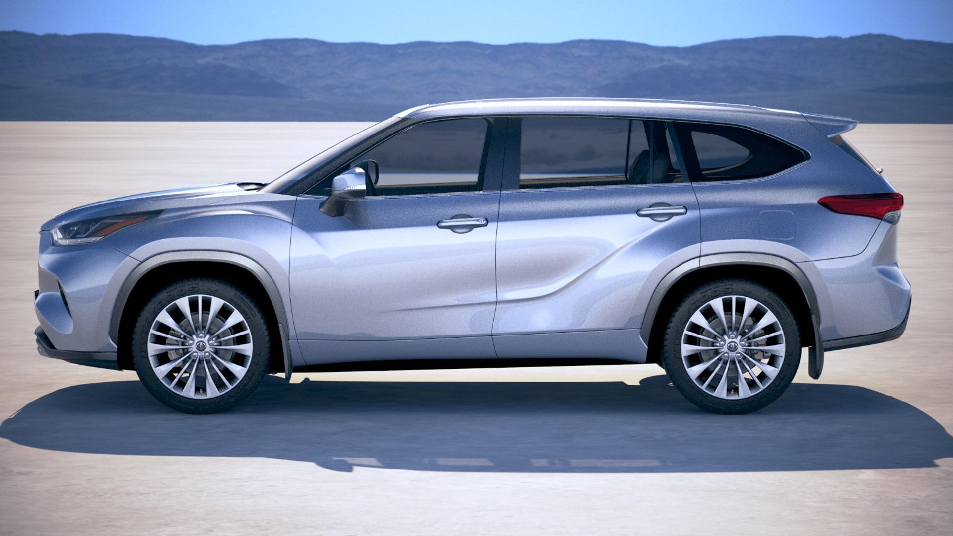 3D toyota highlander 2020 model - TurboSquid 1408044