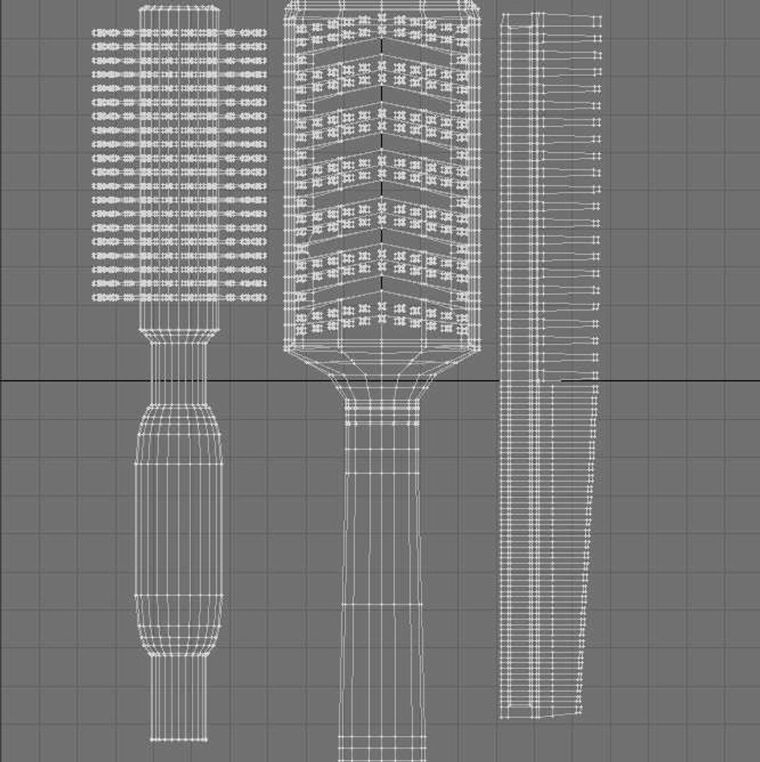 3d Model Brush Comb
