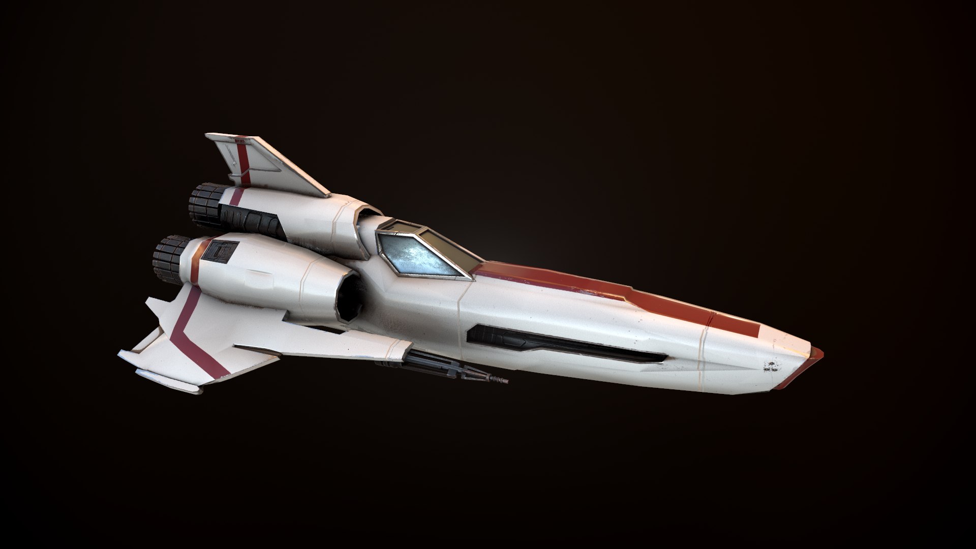Battlestar Galactica Viper Mk 3D Model - TurboSquid 1634365