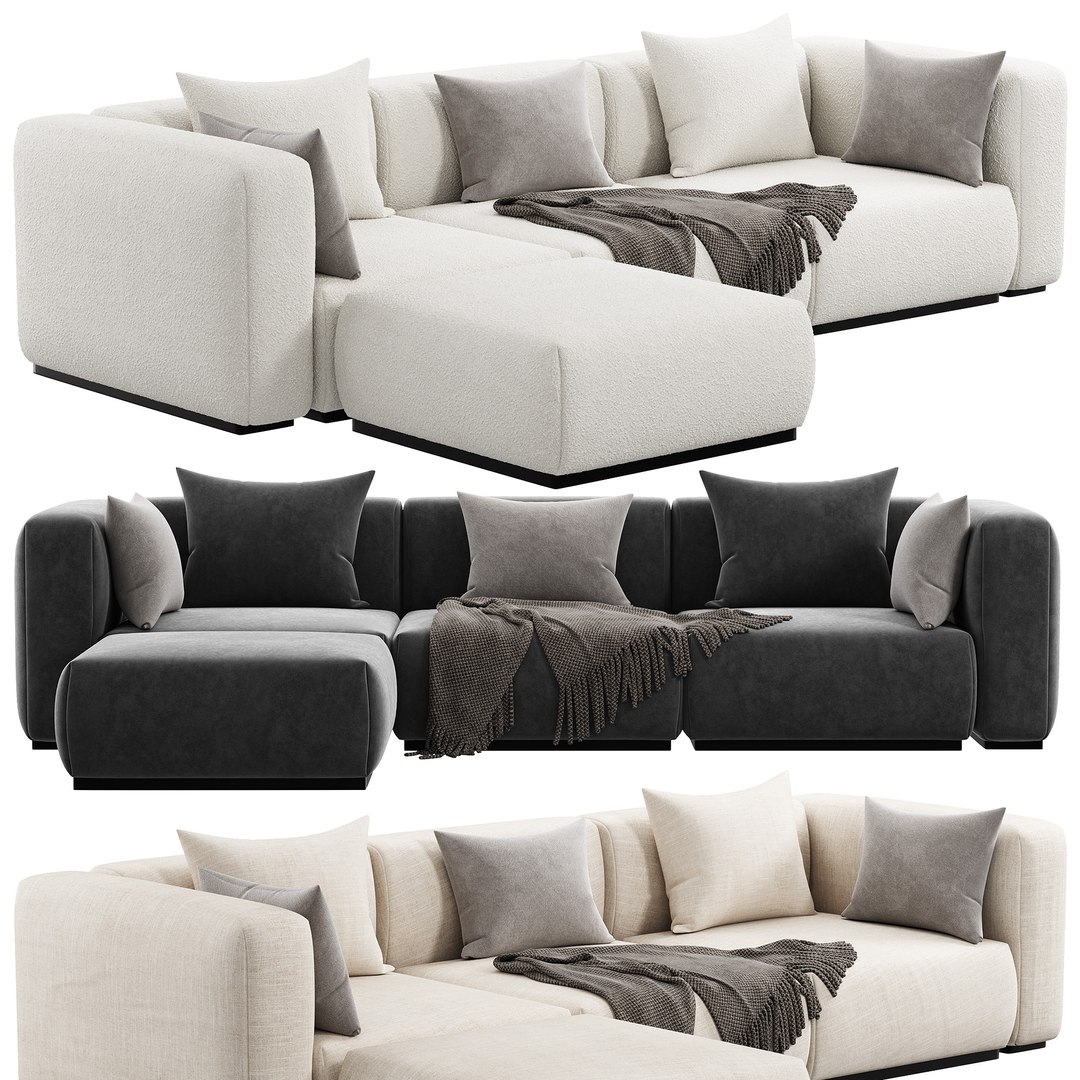 Soft Modular Sofa by Vitra 2 3D model - TurboSquid 1998727
