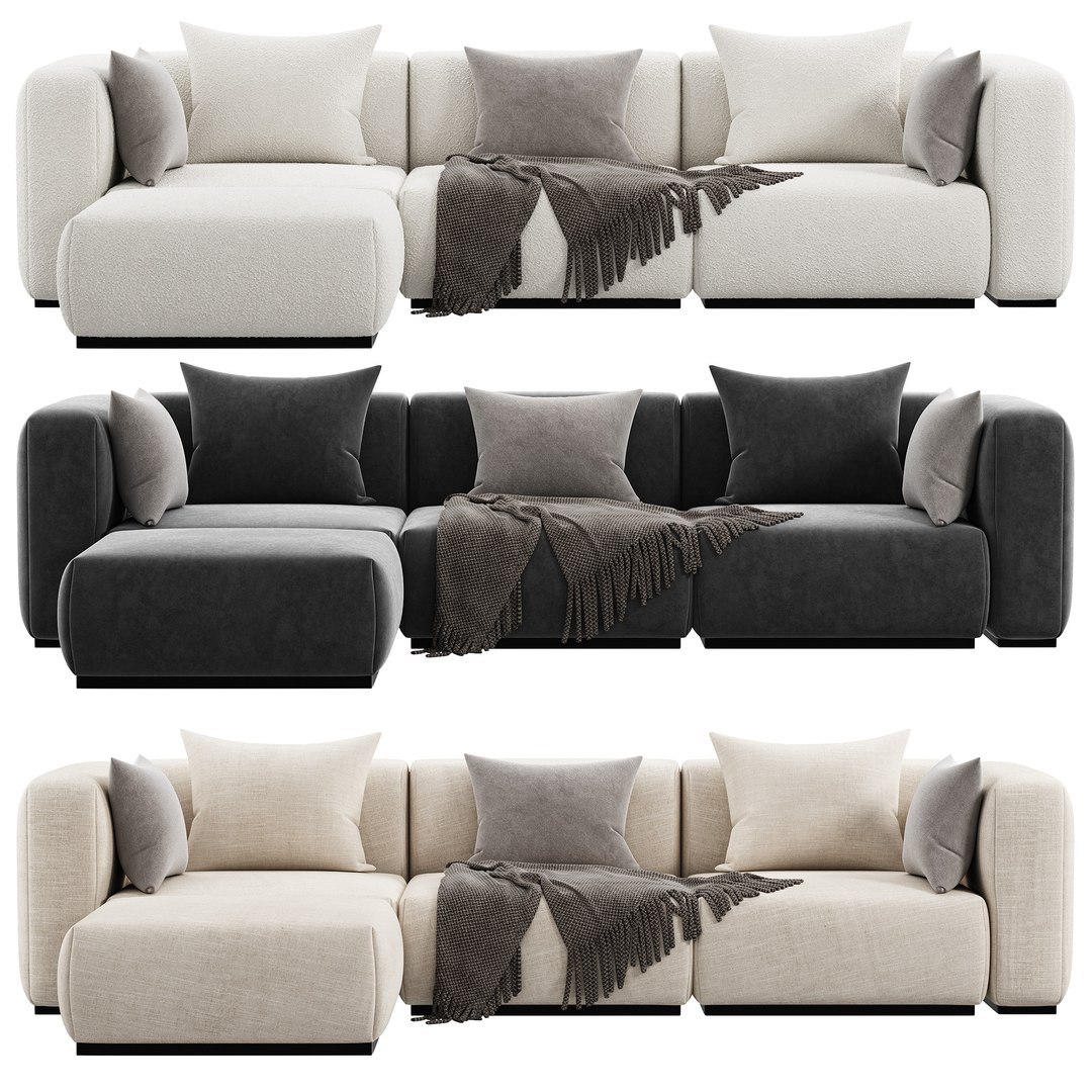 Soft Modular Sofa by Vitra 2 3D model - TurboSquid 1998727