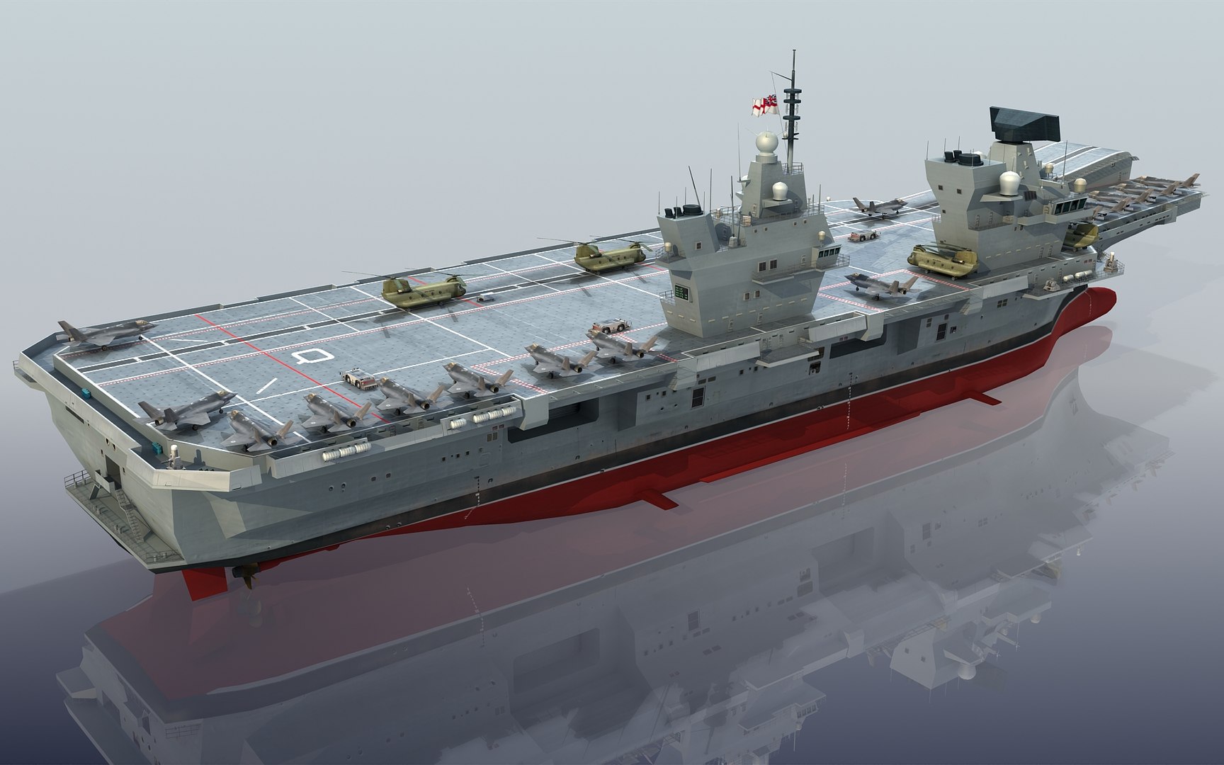 queen elizabeth r08 hms 3d 3ds