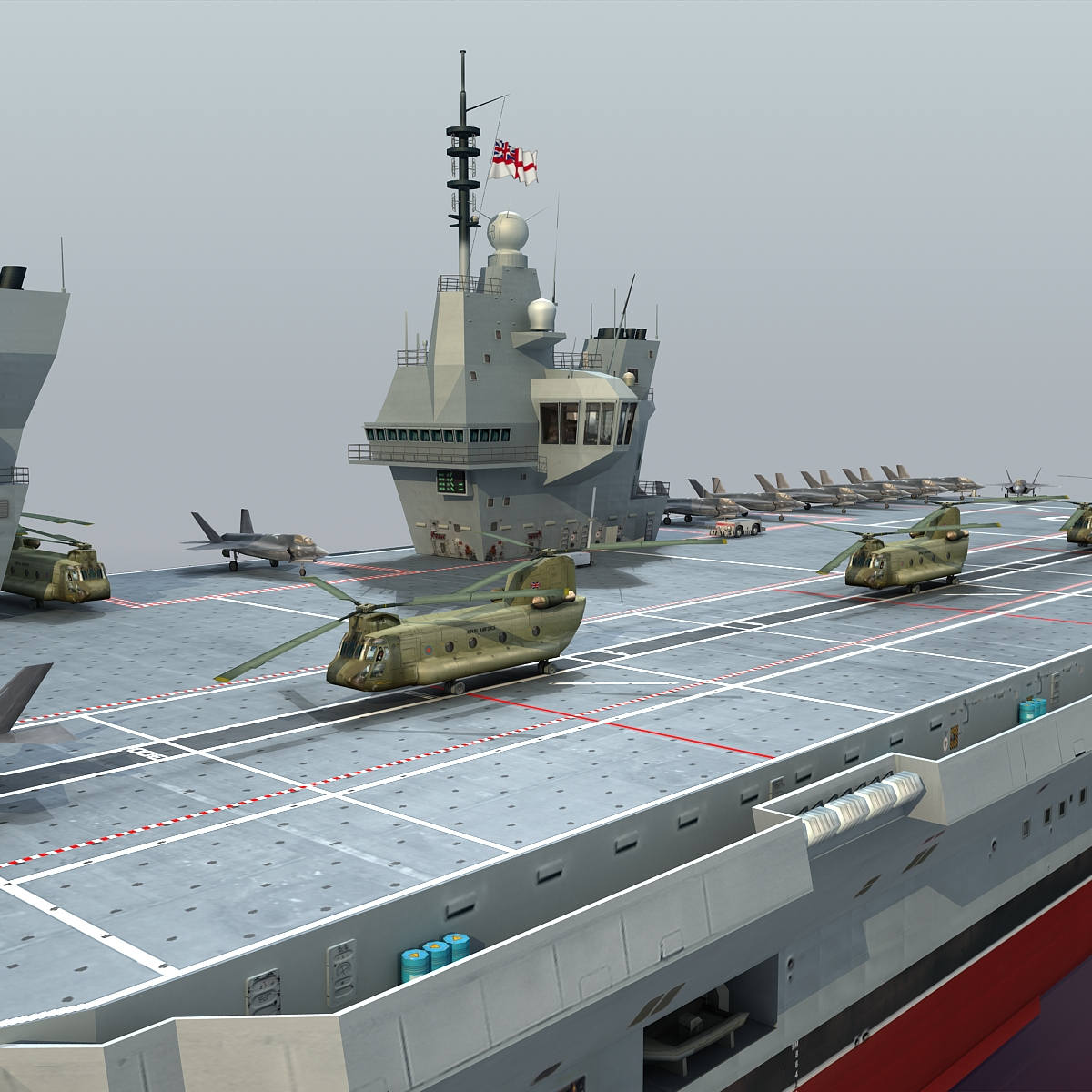 queen elizabeth r08 hms 3d 3ds
