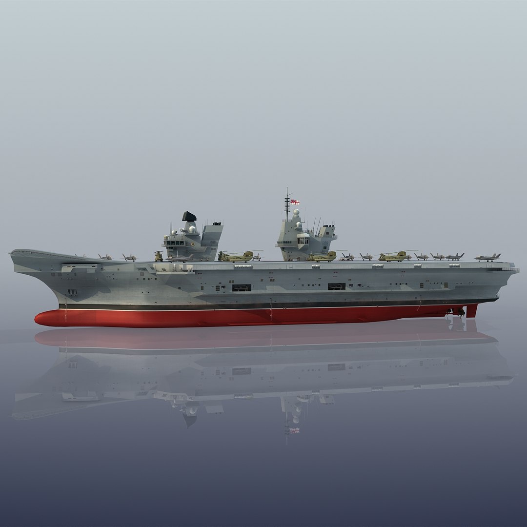 queen elizabeth r08 hms 3d 3ds