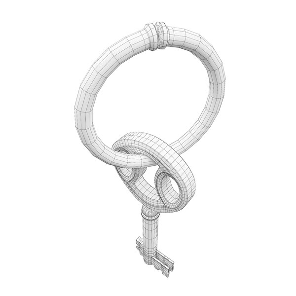 3D Antique gold key 3d model - TurboSquid 1976908