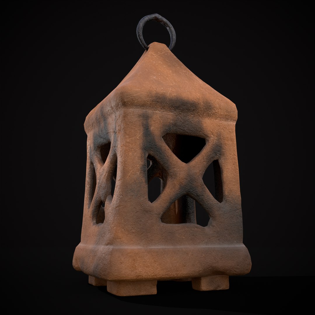 3D Clay Lantern model - TurboSquid 2059483