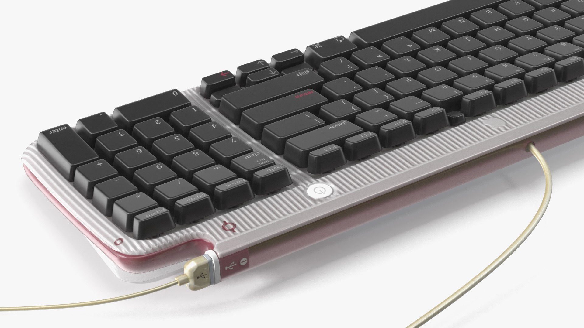 3D Model Apple IMac G3 Vintage Peripherals Red - TurboSquid 2383084