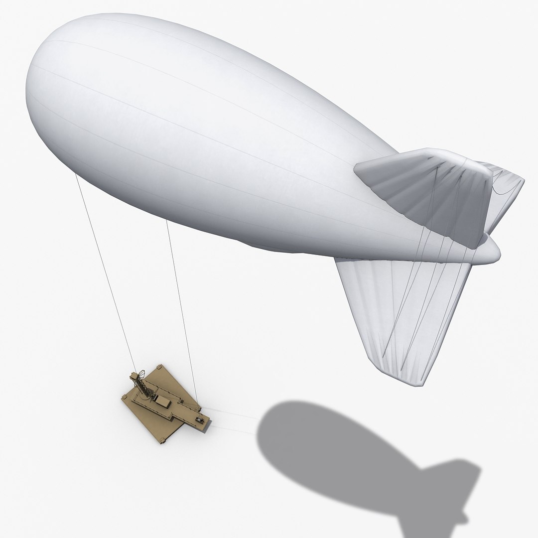 Tethered Aerostat Mooring Station 3d Model
