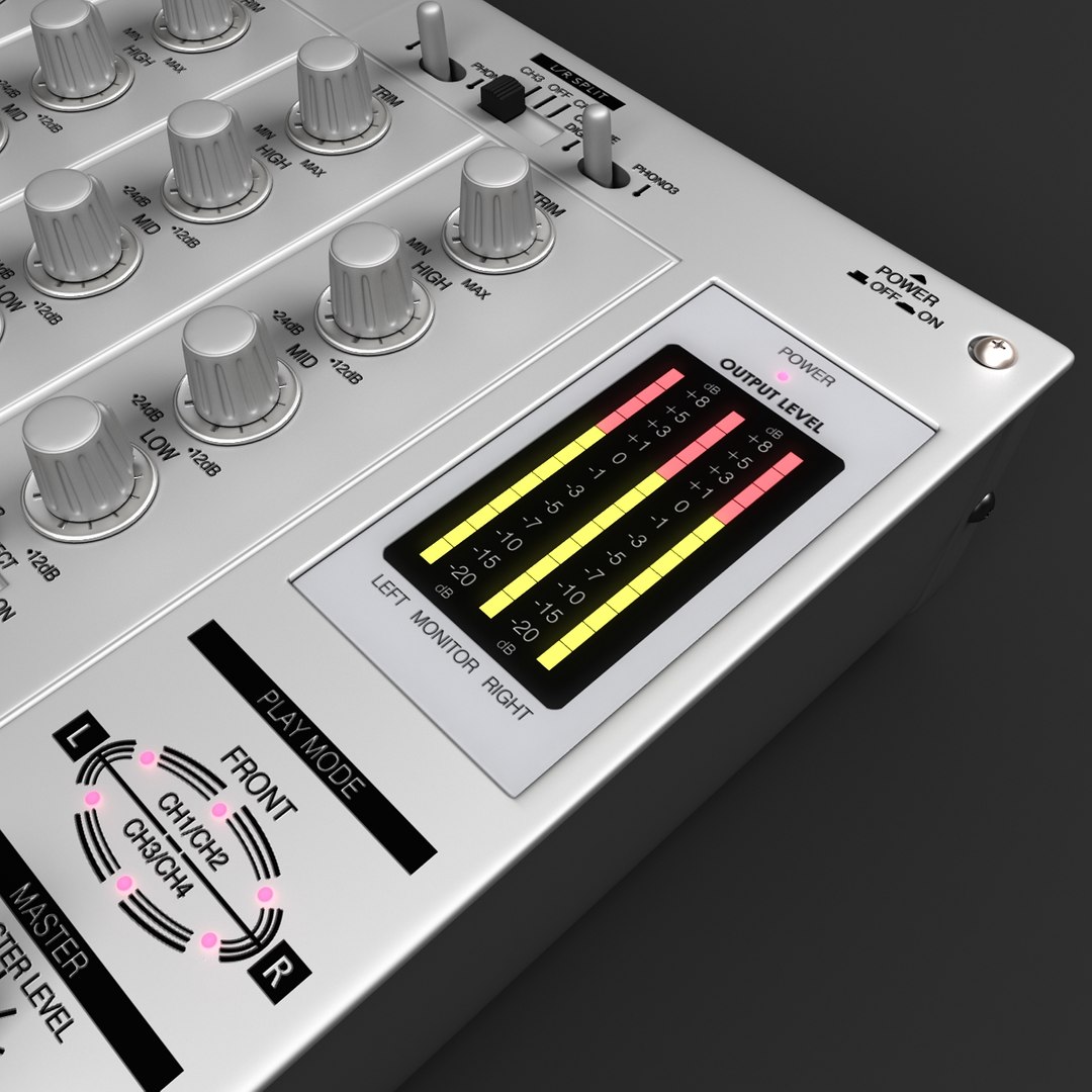 3d cross fader model
