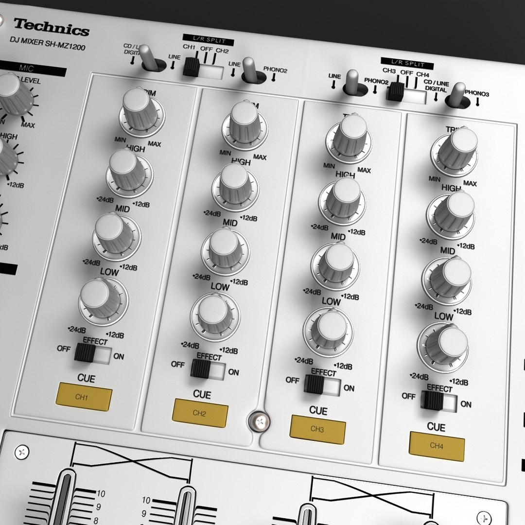 3d cross fader model