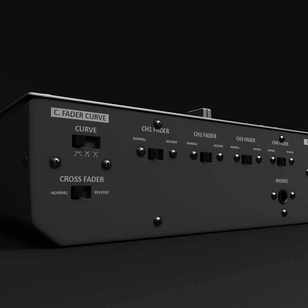 3d cross fader model
