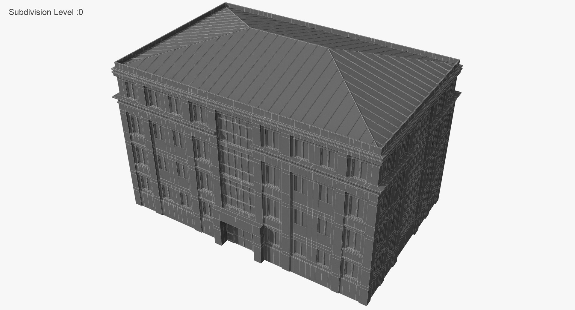 3D house paris european model - TurboSquid 1521181