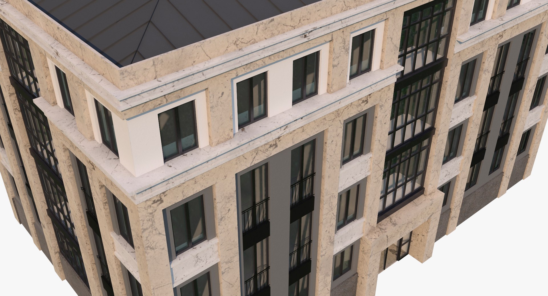 3D House Paris European Model - TurboSquid 1521181