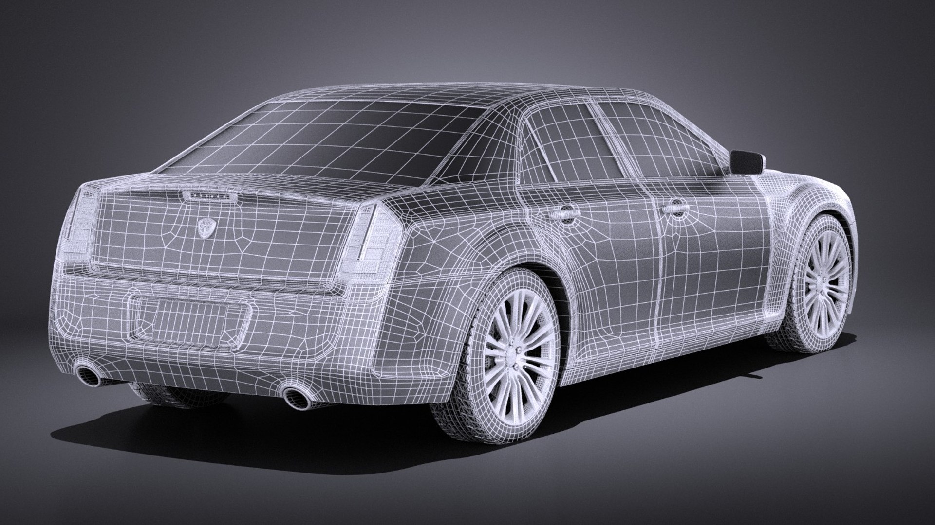 3d Lancia Thema 2015 Model