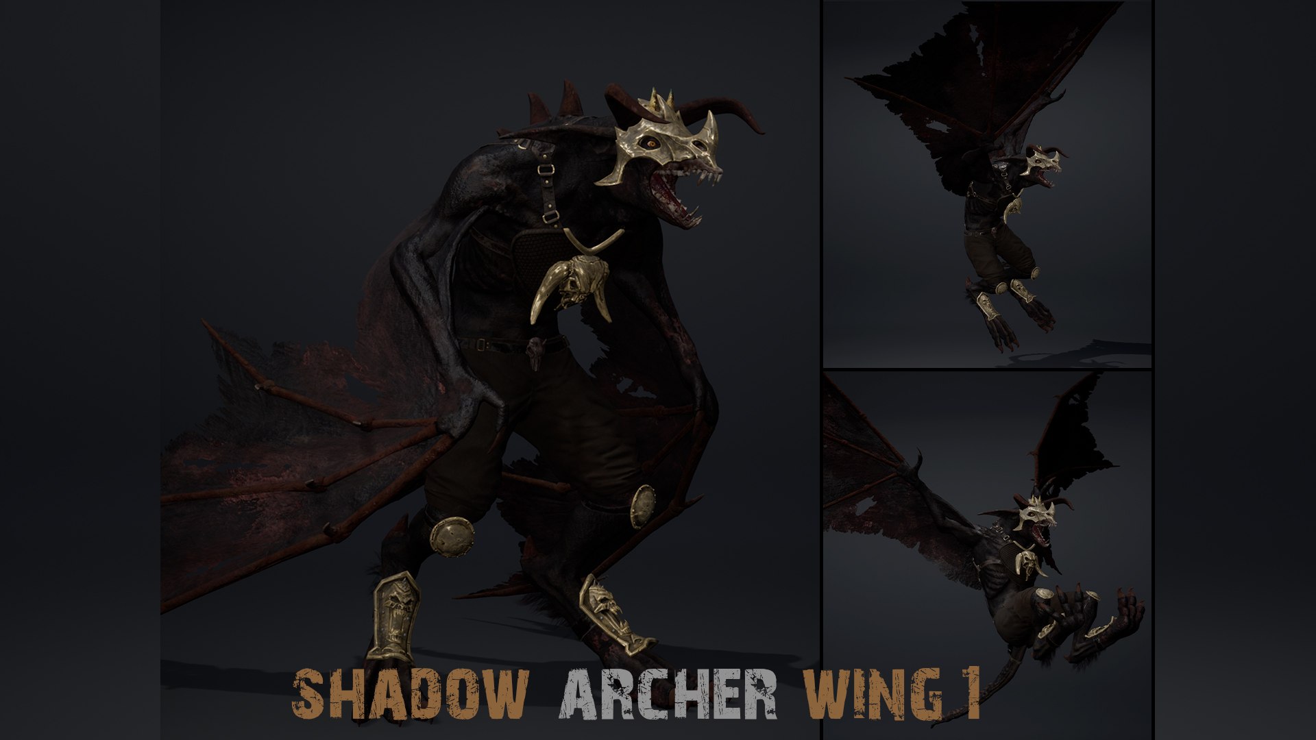 Shadow Archer Wing1 3D - TurboSquid 2320810